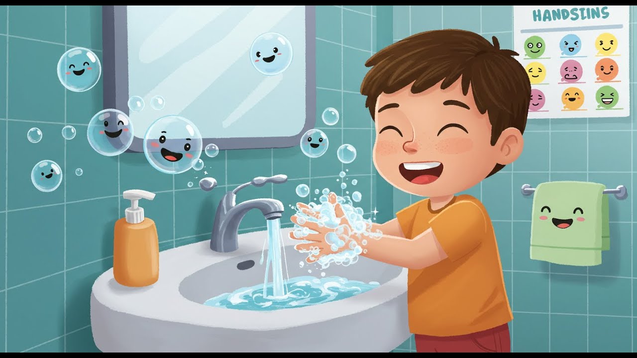 Wash Your Hands – Fun and Easy Handwashing Tutorial for Kids - YouTube