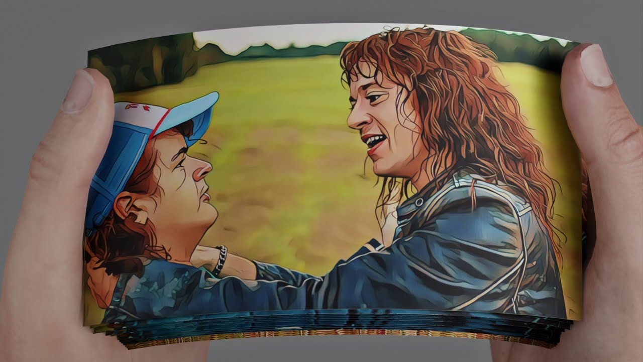 Stranger Things 4 Flipbook | Eddie And Dustin Playfighting Flipbook 😥 ️ ...