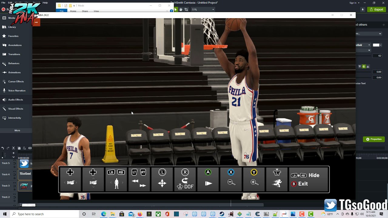 NBA 2K22 PC - Testing High School gym and basket - YouTube