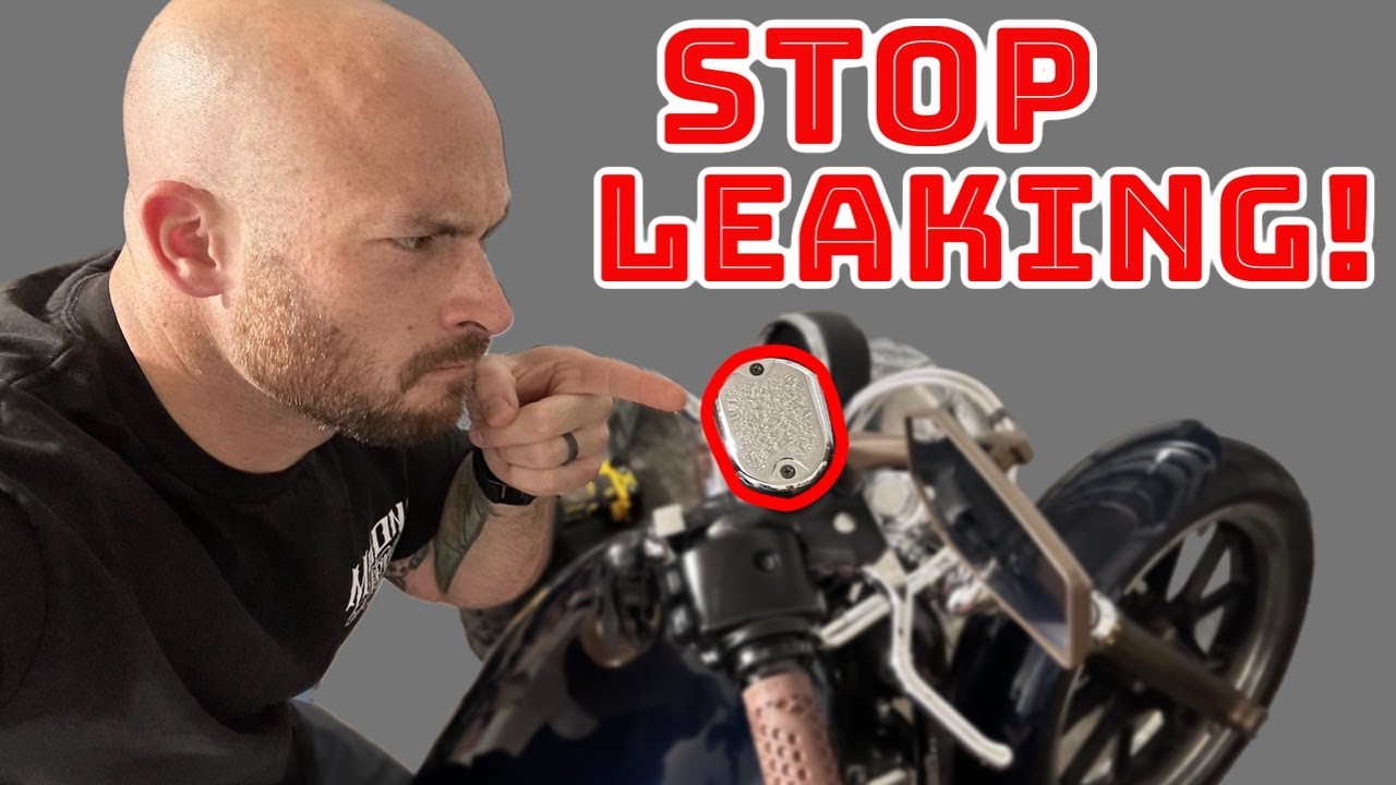 How to INSTALL a new Brake Master Cylinder Cover on a Harley Davidson ...