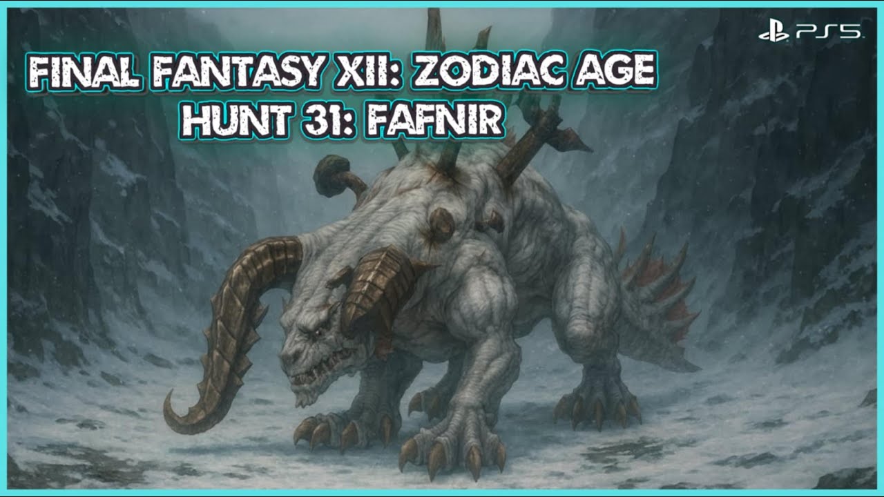 Final Fantasy XII: The Zodiac Age – How to Beat Fafnir (Hunt 31) - YouTube