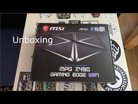 Ausgepackt: MSI Z490 Gaming Edge Wifi | günstiges Intelboard mit guter Ausstattung ?