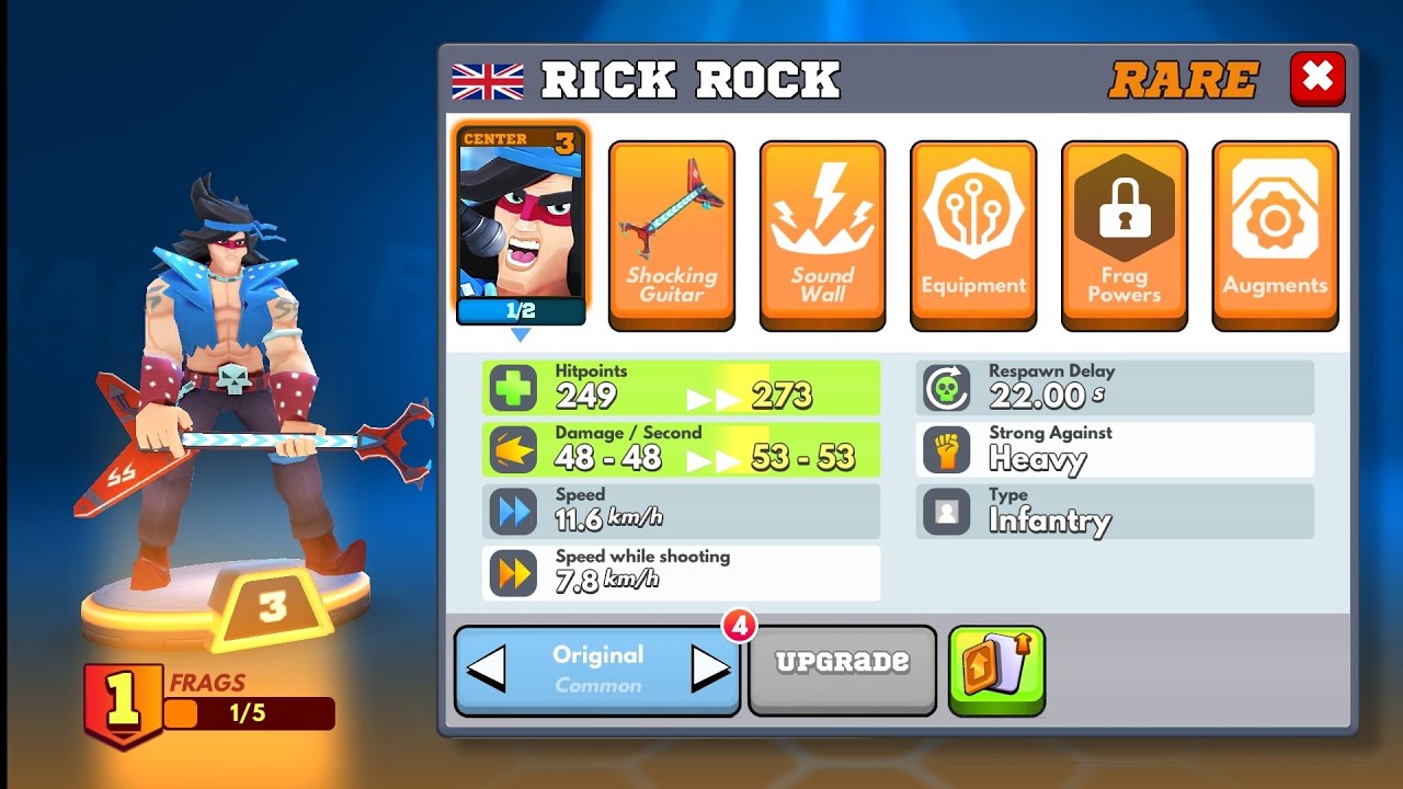 FRAG Pro Shooter gameplay EP 2 New friend Name Rick Rock - YouTube