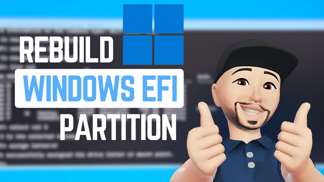 Deleted Windows EFI partition? Here's how to rebuild it! - YouTube