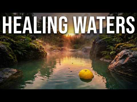 Spa Music • Japanese Onsen • 1 Hour • Hot Spring & Waterfall