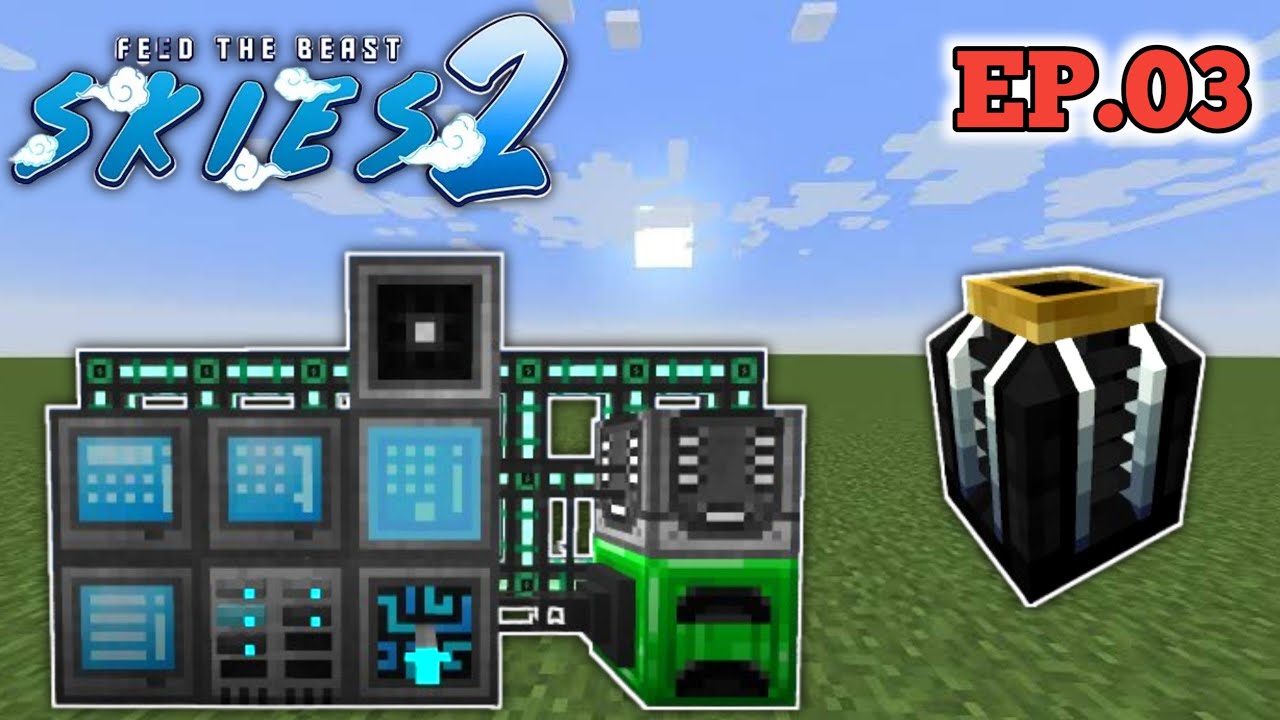 Refined Storage 2 and Autocrafting | FTB Skies 2 | EP.03 - YouTube