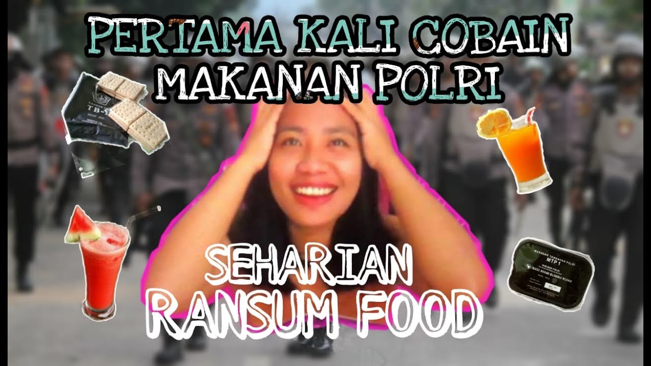 MAKANAN POLISI INDONESIA // RANSUM POLRI - YouTube