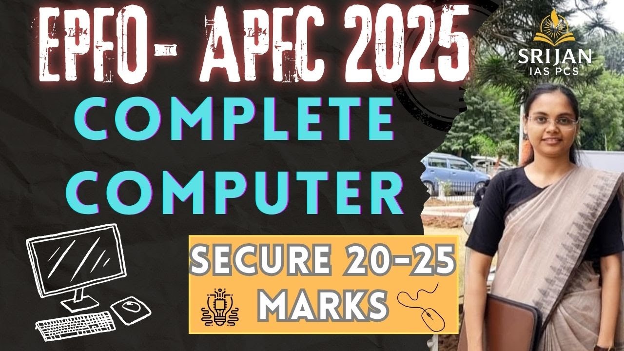 COMPUTER MARATHON FOR UPSC EPFO/APFC EXAM 2025. COMPLETE COMPUTER ...