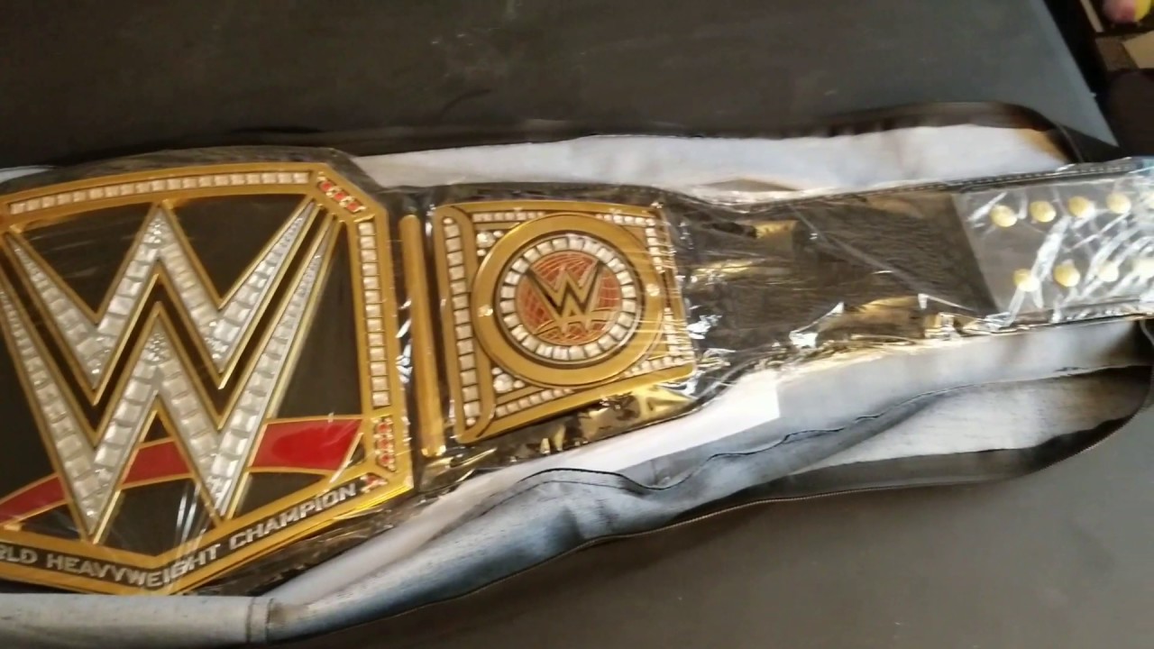 Unboxing my first WWE Title - YouTube