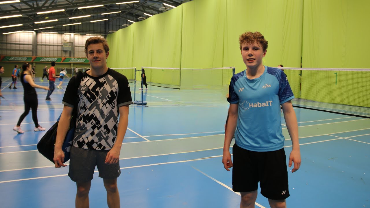 Badminton Finnish National Championships BS U17 Aapo Puhakka vs Sam ...