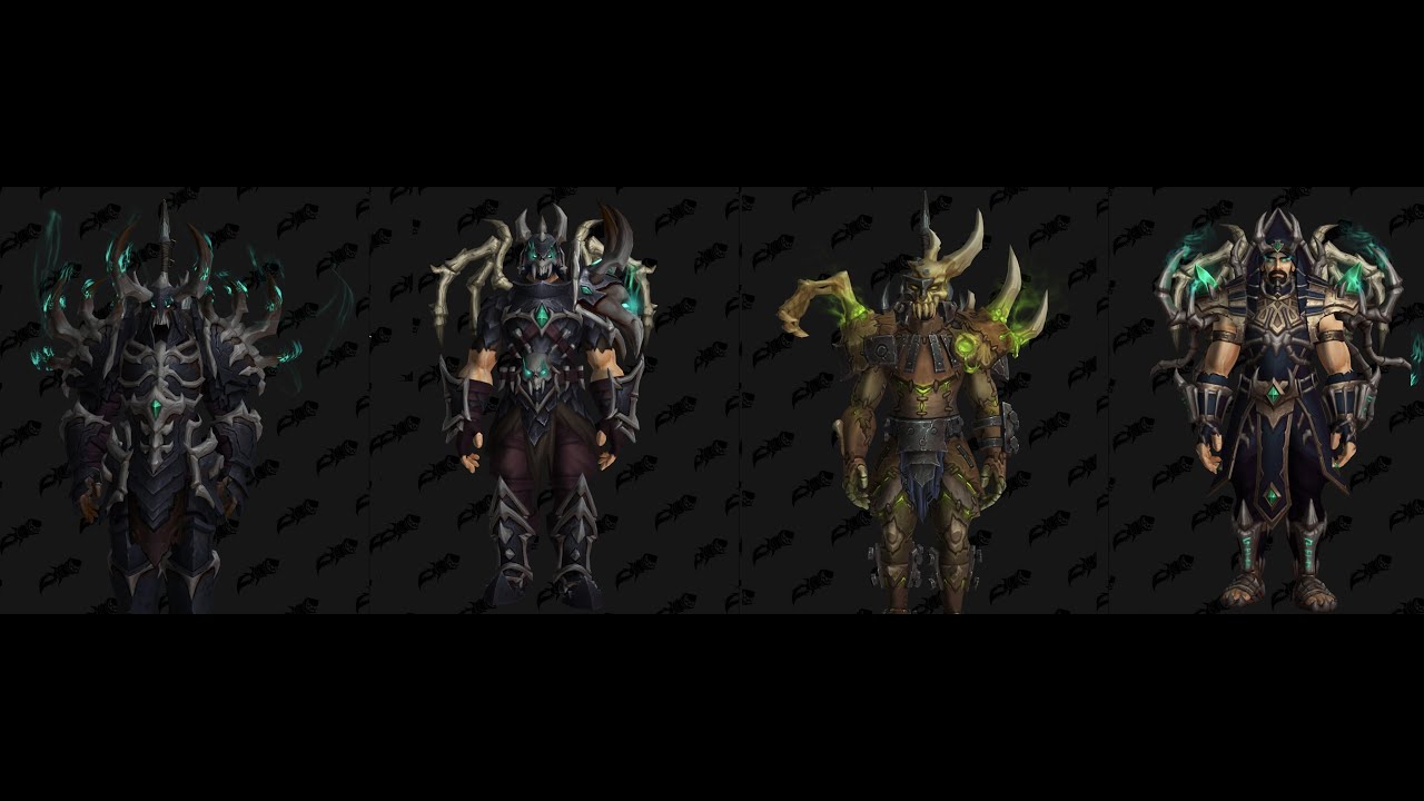 WoW Shadowlands Alpha Necrolords Maldraxxus Covenant Transmog Sets ...