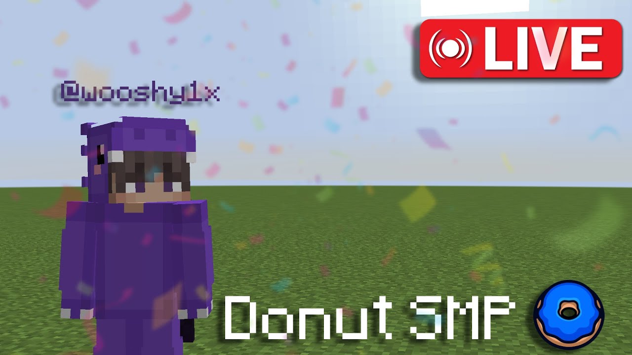 rating bases & trying to get a stash | donut smp live - YouTube