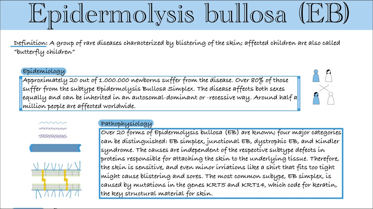 Epidermolysis bullosa - the suffering of "butterfly children" - YouTube