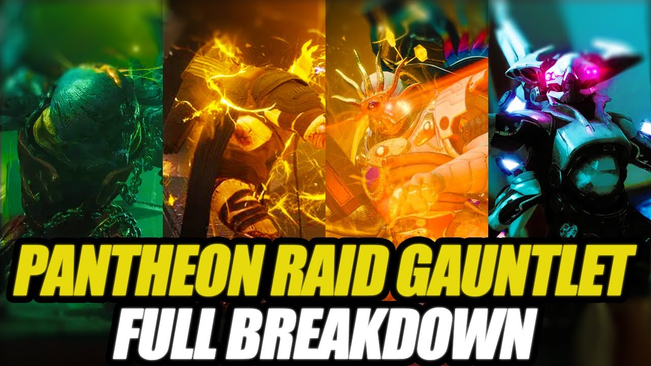 Pantheon Raid Gauntlet Guide!! ALL Changes and FREE Adept Loot [Destiny ...
