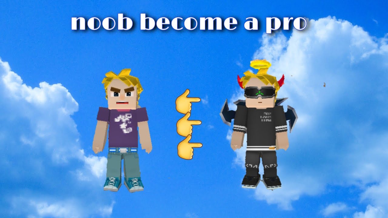 noob life #2 "noob become a pro" (cringe alert!)[bmgo] - YouTube