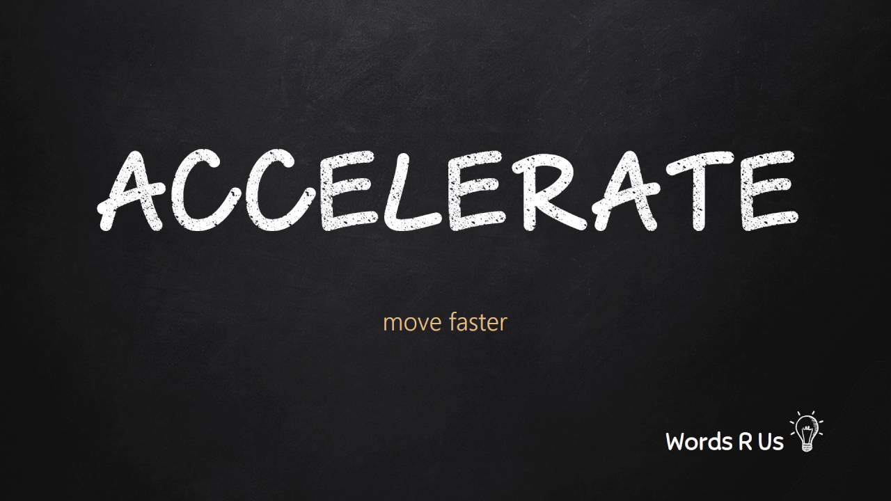 How to Pronounce ACCELERATE in American English - YouTube