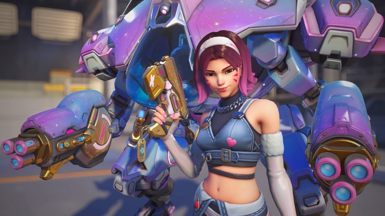 [LE SSERAFIM X OVERWATCH 2] D.VA Legendary Skin Hightlights - YouTube