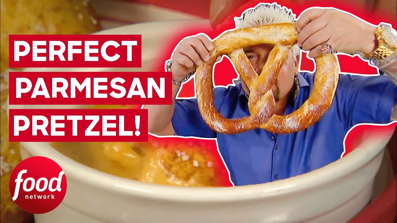 Guy Fieri Tries The PERFECT Pretzel! | Diners, Drive-Ins & Dives - YouTube