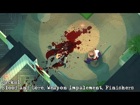 Jackal - Blood and Gore, Weapon Impalement and Finishers