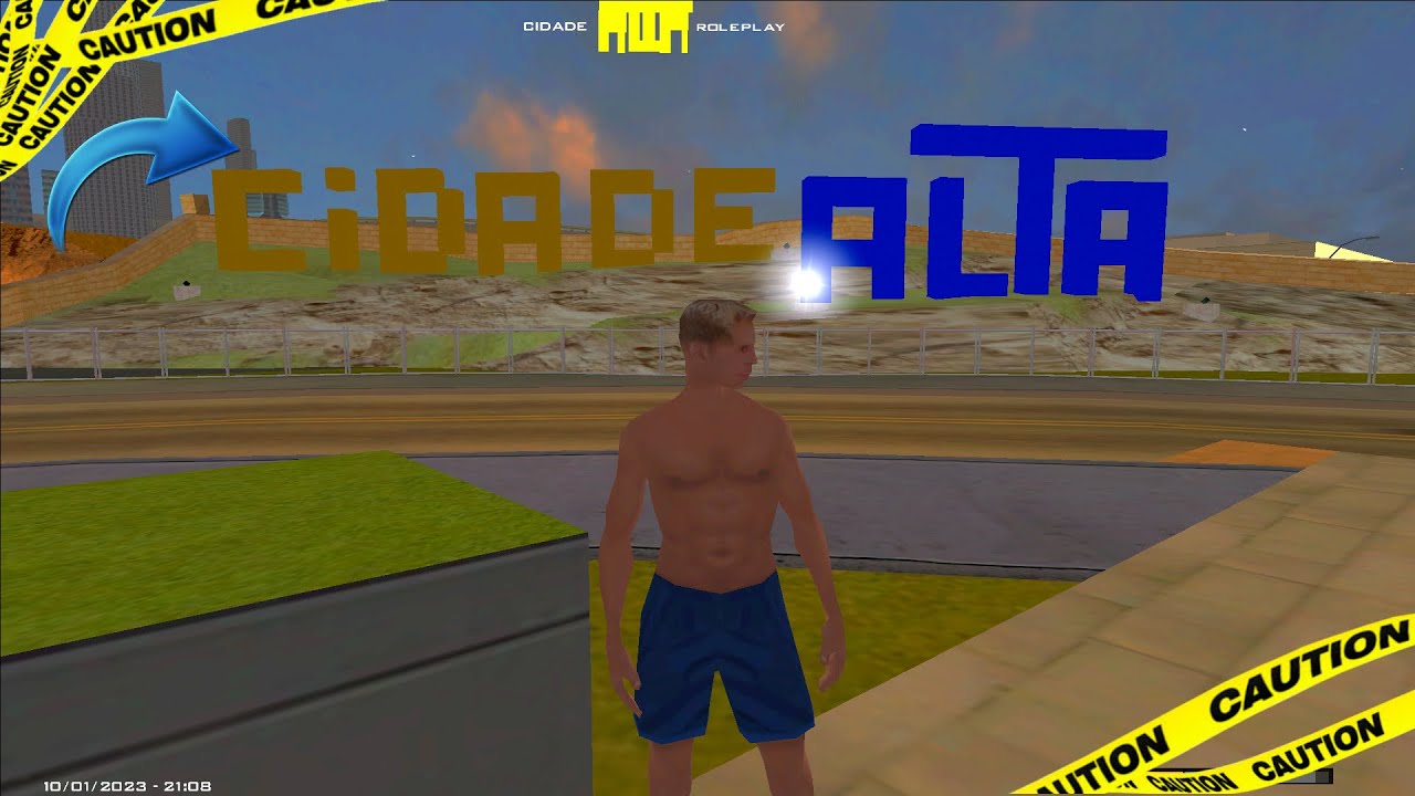 PRIMEIRA VEZ NO CIDADE ALTA RP - GTA SAMP - ANDROID / PC - YouTube