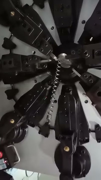 Long extension spring - YouTube