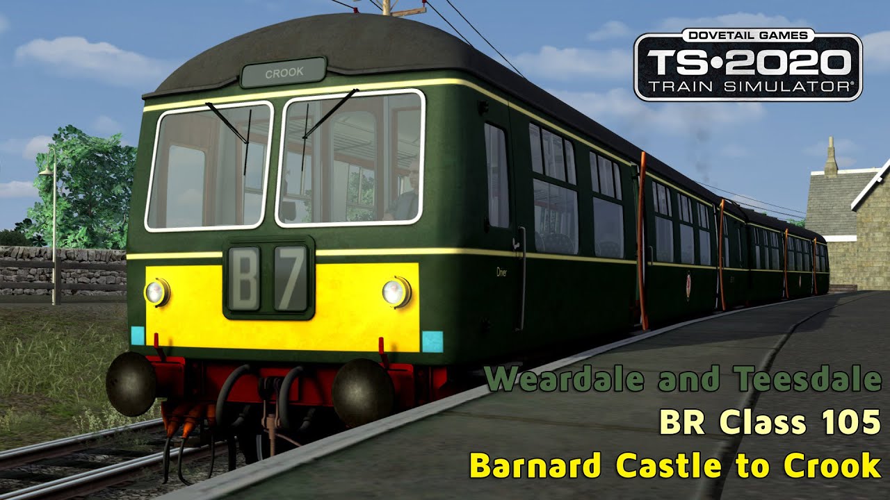 Barnard Castle to Crook - Weardale and Teesdale - BR Class 105 - Train ...