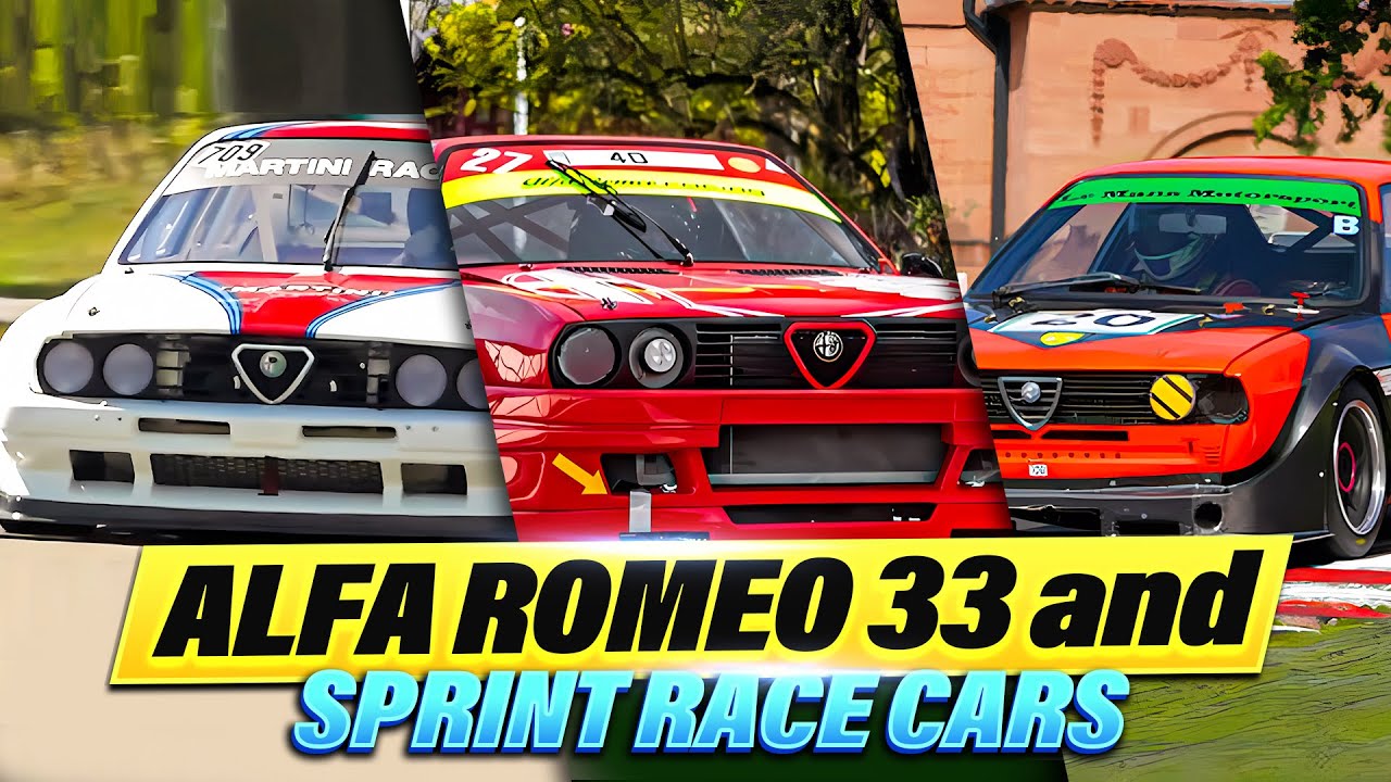 FAST Alfa Romeo 33 & Sud Sprint racing cars with Boxer Motors - YouTube