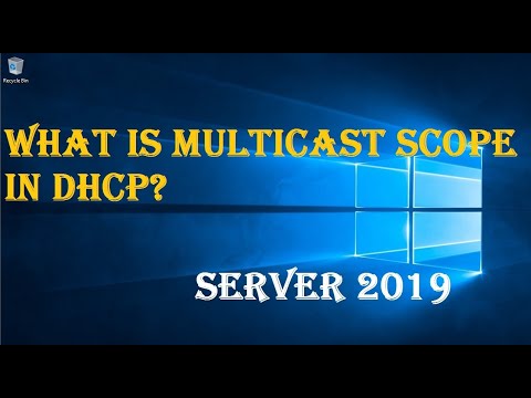 WHAT IS MULTICAST SCOPE IN DHCP? - YouTube