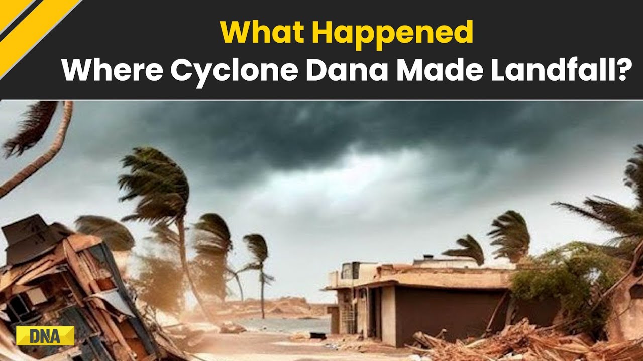 Cyclone Dana Landfall: Extended Footage Of Cyclone Dana's Devastation ...