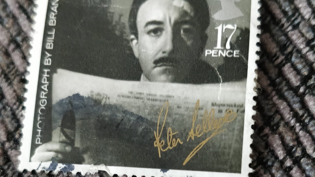My stamp collection I found a stamp with Peter Sellers autograph from ...