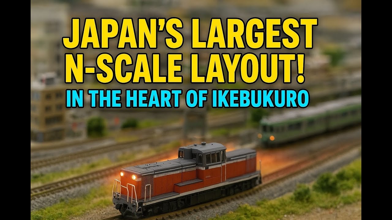 Inside Japan’s Largest N-Scale Rental Layout! N scale Town - YouTube