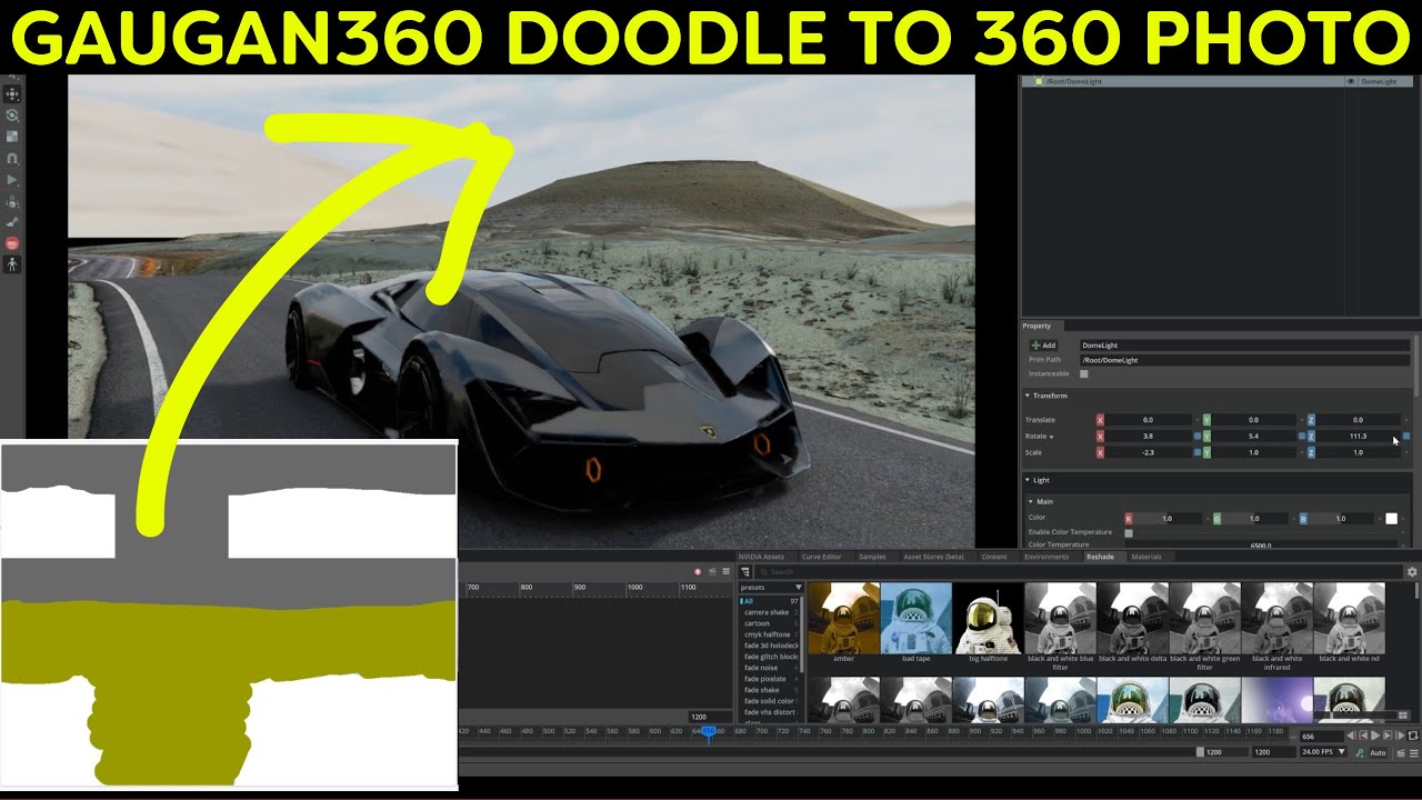 NVIDIA Gaugan360 Demo - YouTube