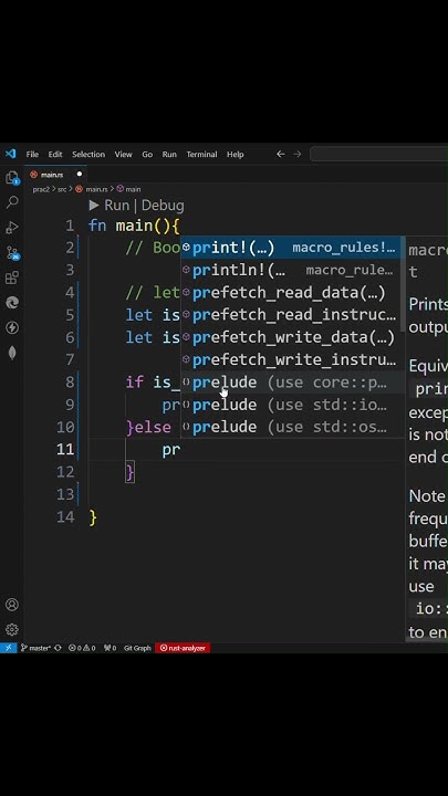 Boolean in Rust #rustlang #rust #coding - YouTube