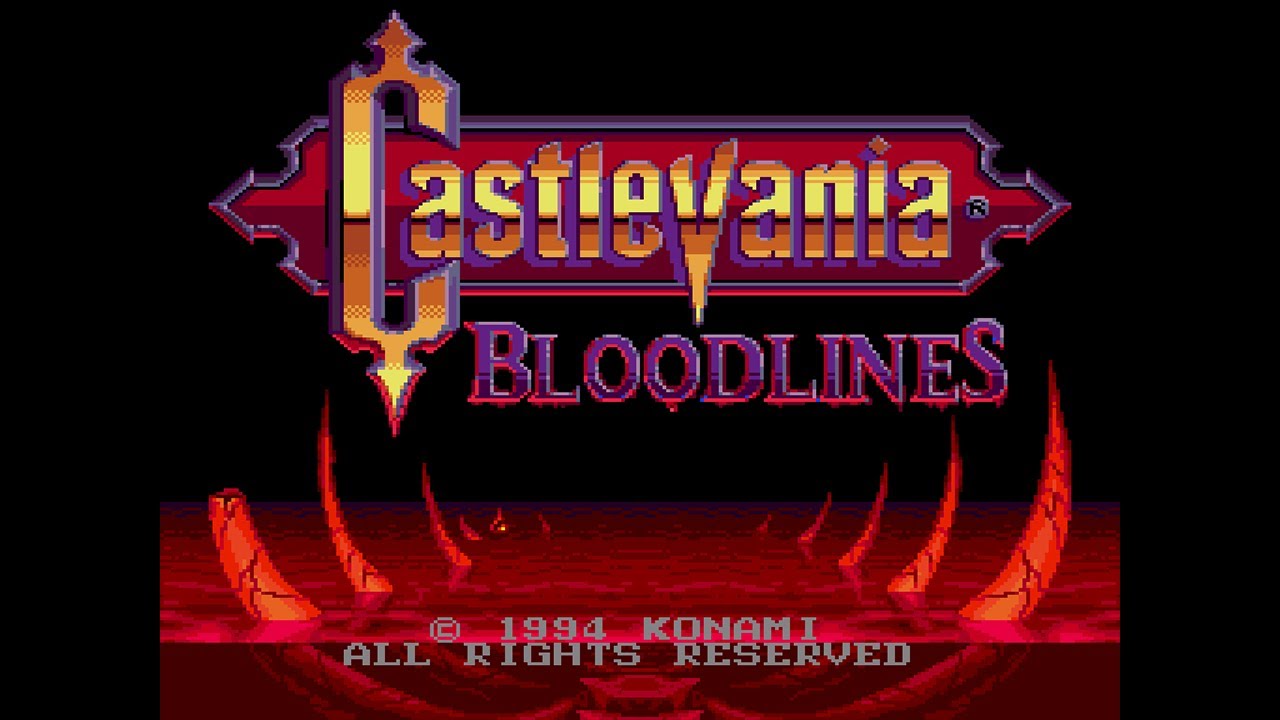 Castlevania: Bloodlines - Mega Drive - Directo 125 - YouTube