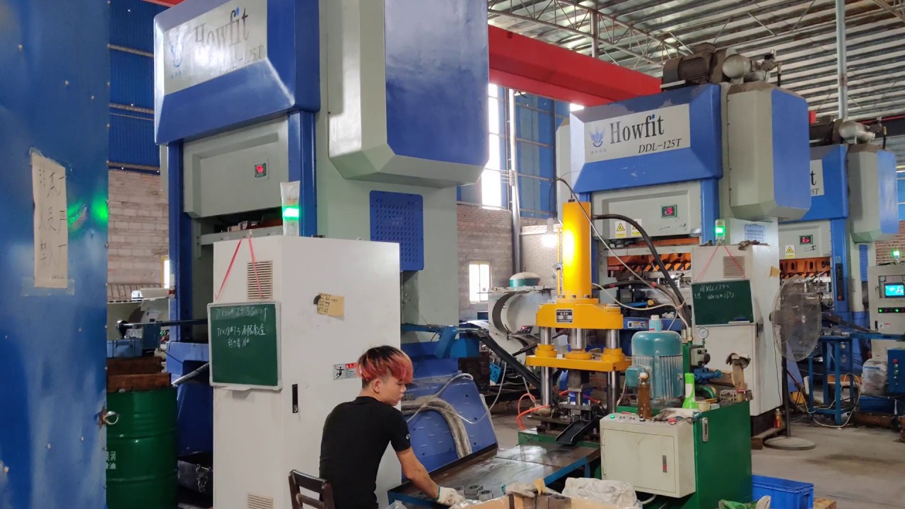 Motor Iron Core High Speed Stamping Press - YouTube