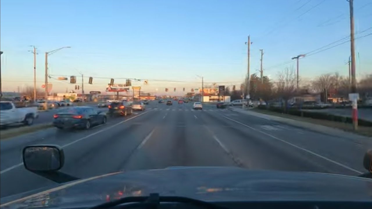 Indianapolis, IN, A drive through town, 38th Street. - YouTube