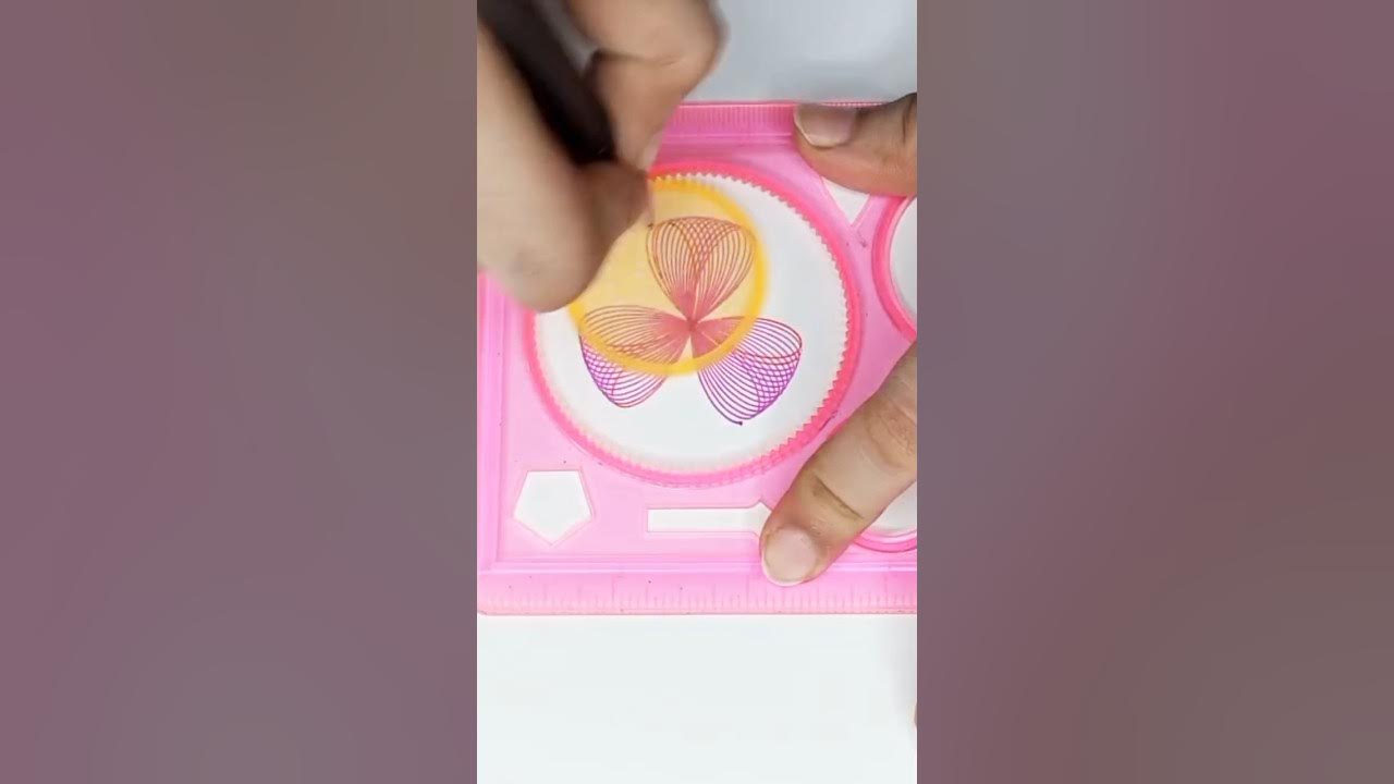 "How to Create Stunning Spirograph Designs: A Step-by-Step Guide for Beginners"#asmr #spirograph ...