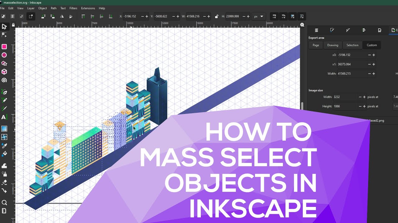 How To Mass Select A Large Amount Of Objects In Inkscape 1 1 And Above How To Mass Select A Large Amount Of Objects In Inkscape 1 1 And Above