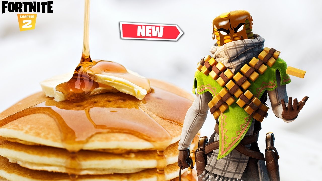 *NEW* MANCAKE SKIN GAMEPLAY (FORTNITE CHAPTER 2 SEASON 5) THE BREAKFAST ...