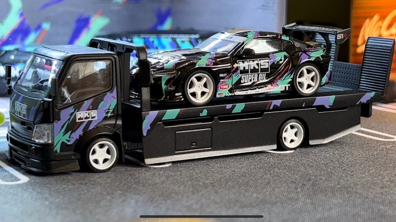 HKS Custom Tow truck (MicroTurbo)1/64 Diecast - YouTube