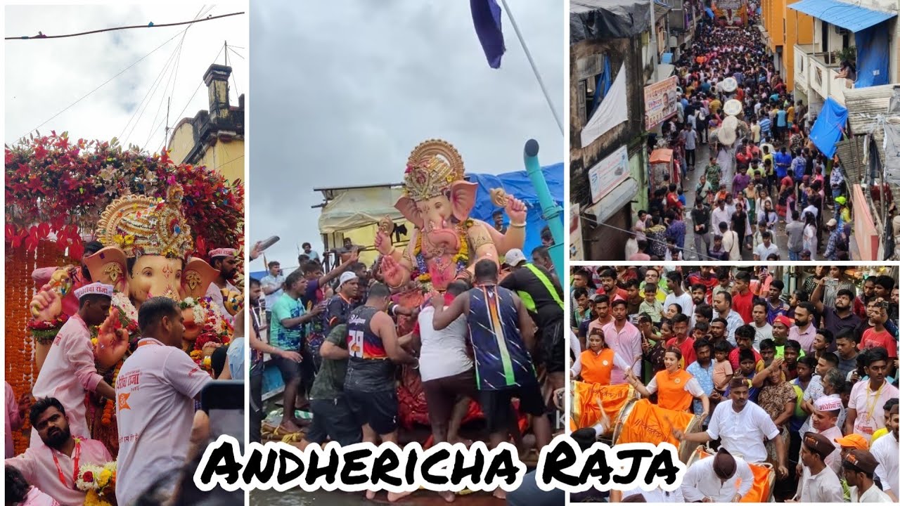 Andheri cha Raja visarjan 2022 || Ganpati Bappa morya|| Versova jetty ...