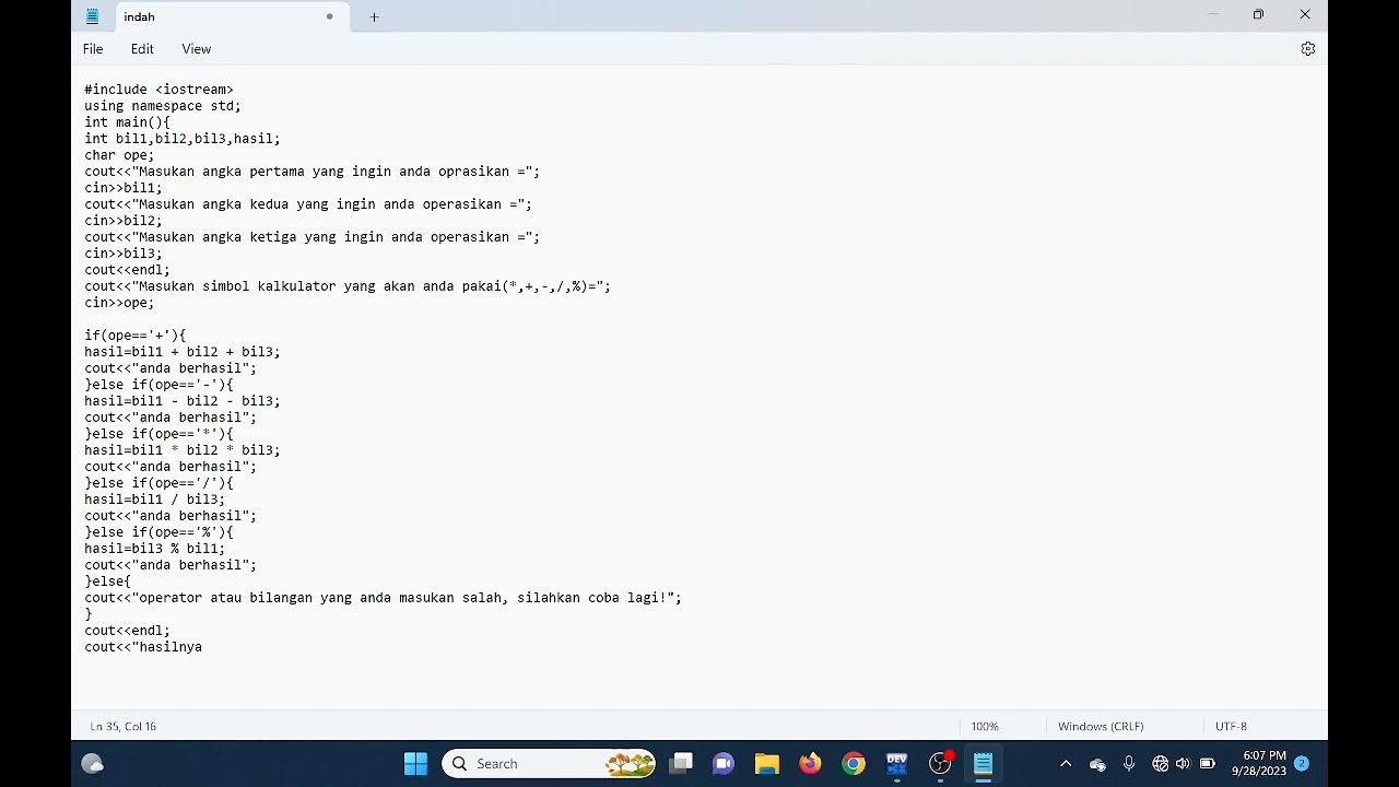 Tutorial Membuat Kalkulator Sederhana_Tuming2 - YouTube