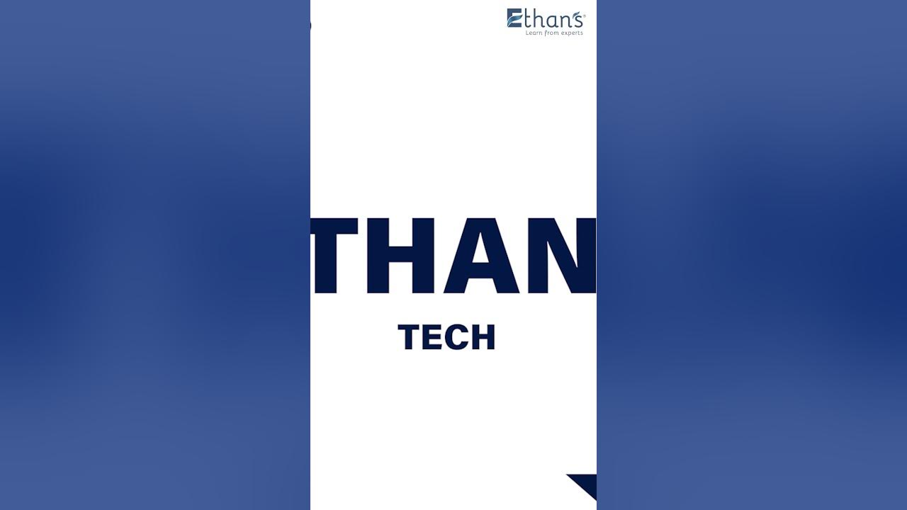 How Would you describe Ethans Tech in 1 word? #coding #elevateyourcareer #python - YouTube
