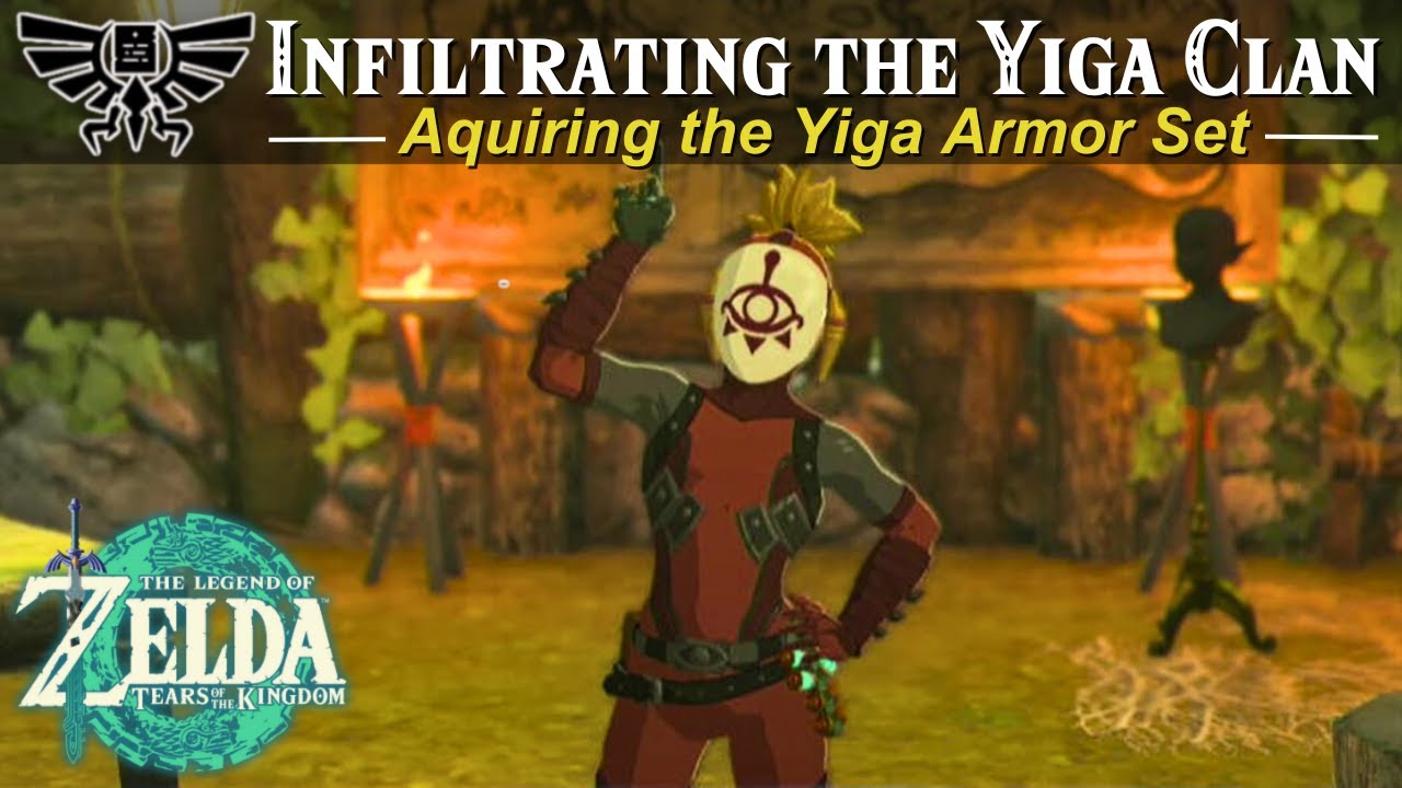 Yiga Armor Set and Infiltrating the Yiga Clan Side Adventure | Zelda ...