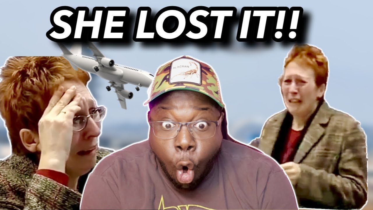 Airline Passenger Has COMPLETE MELTDOWN In Public - YouTube