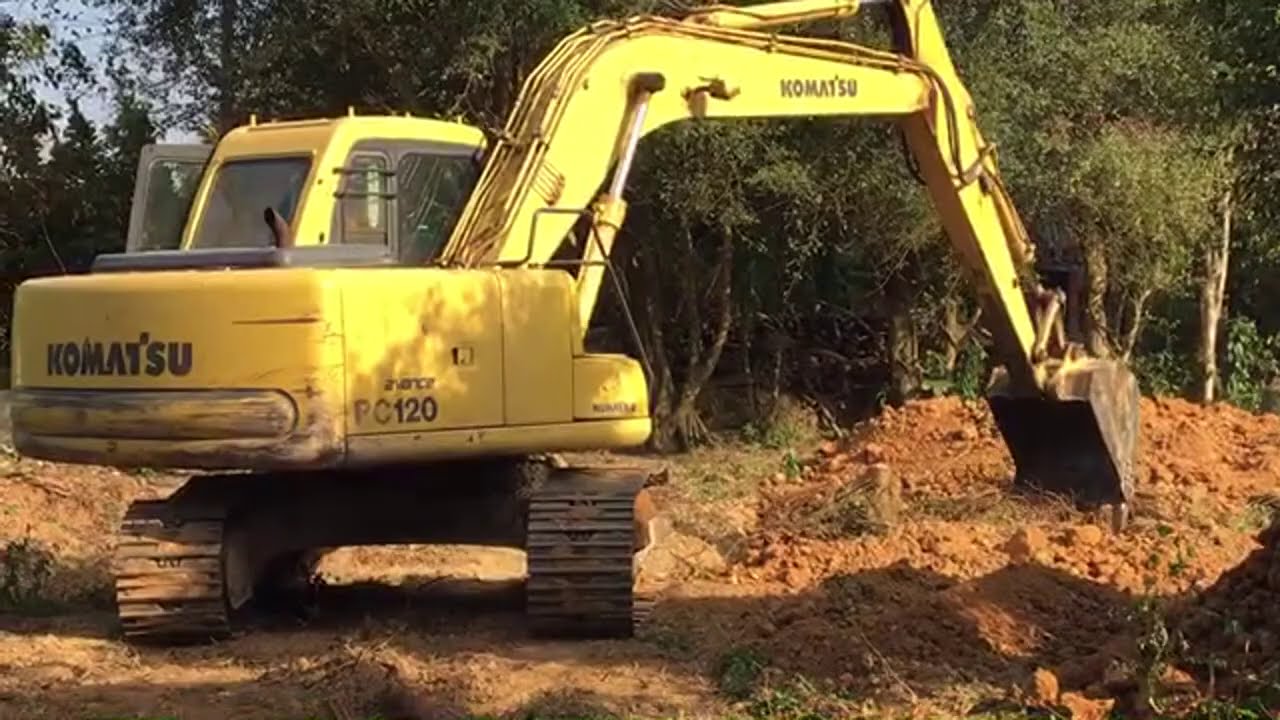 Komatsu PC 120 - YouTube