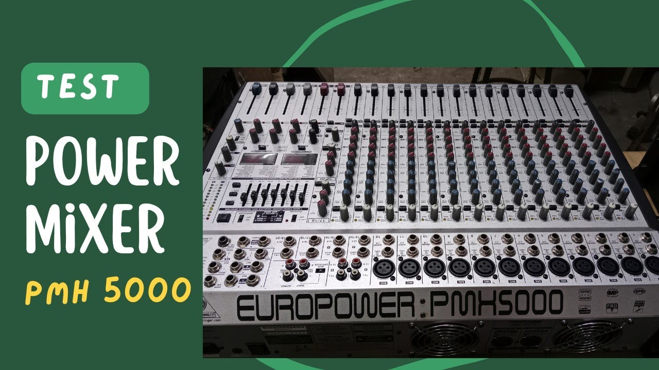 POWER MIXER BEHRINGER PMH 5000 - YouTube