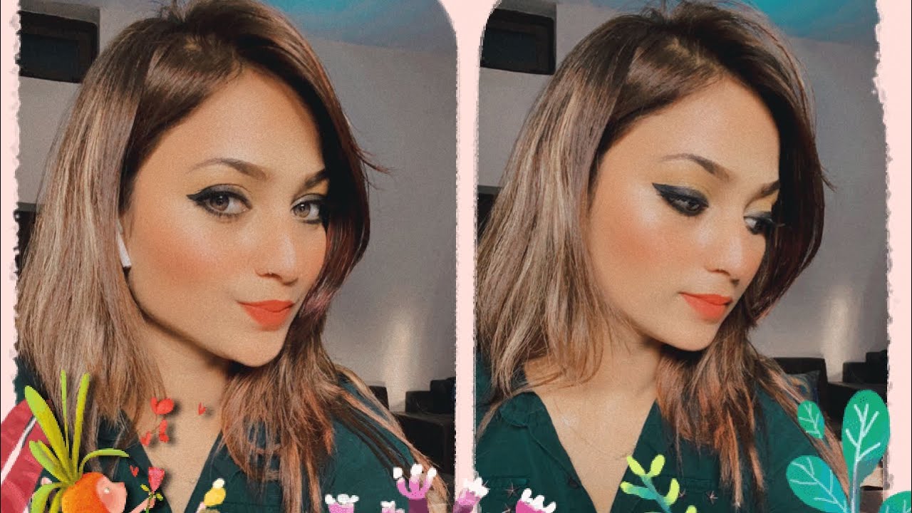 Messy eyeliner look - YouTube