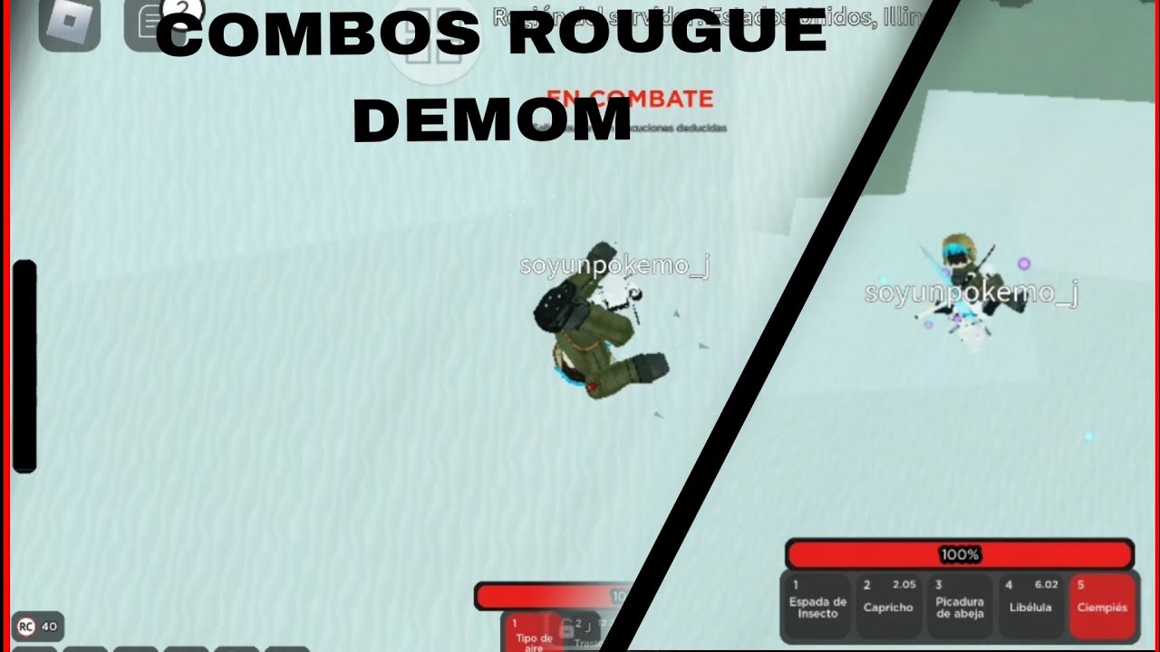 LOS COMBOS DE ROUGE DEMON PARA PVP 🤑 - YouTube