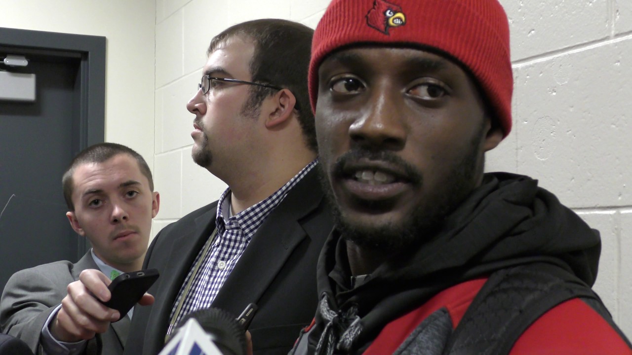 James Quick Louisville Post Game vs Boston College: November 5, 2016 ...